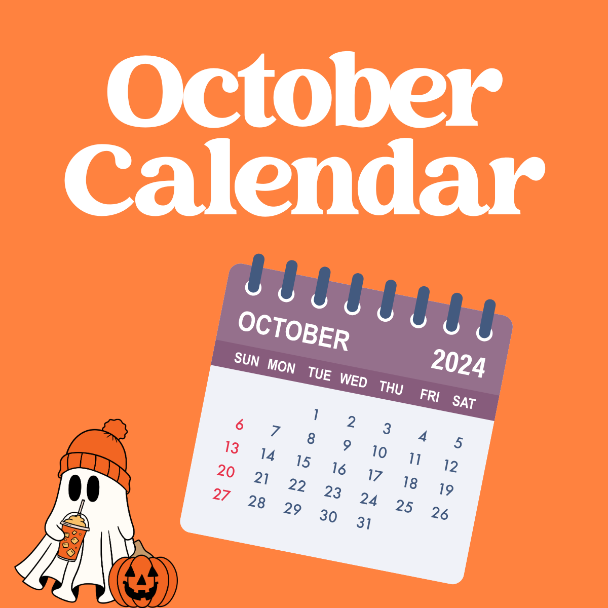 Halloween Themed October Calendar – TintsandTots LLC